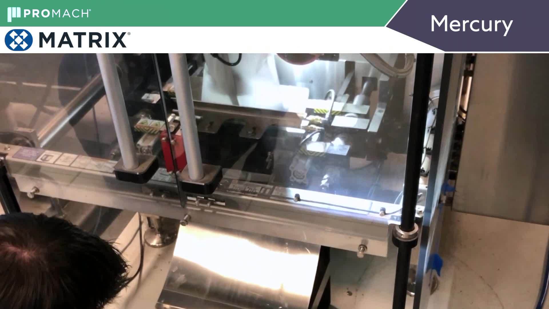 Matrix Mercury Packaging Cheese Curds Bagging at 45 Bags per Minute ...